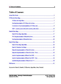 PDF Printing Version: Data Encodings