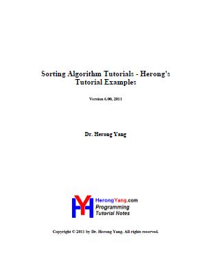 PDF Printing Version - Sorting Algorithms